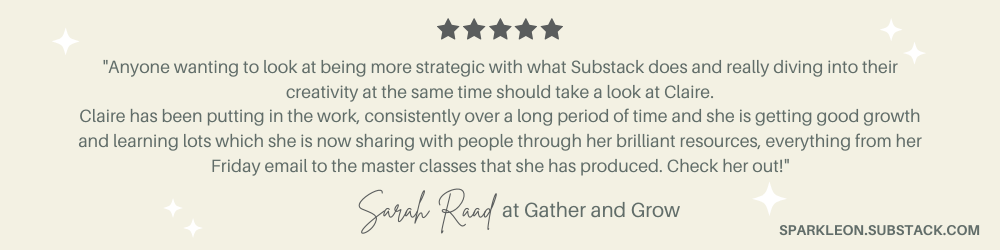 Get Creative on Substack - The Masterclass